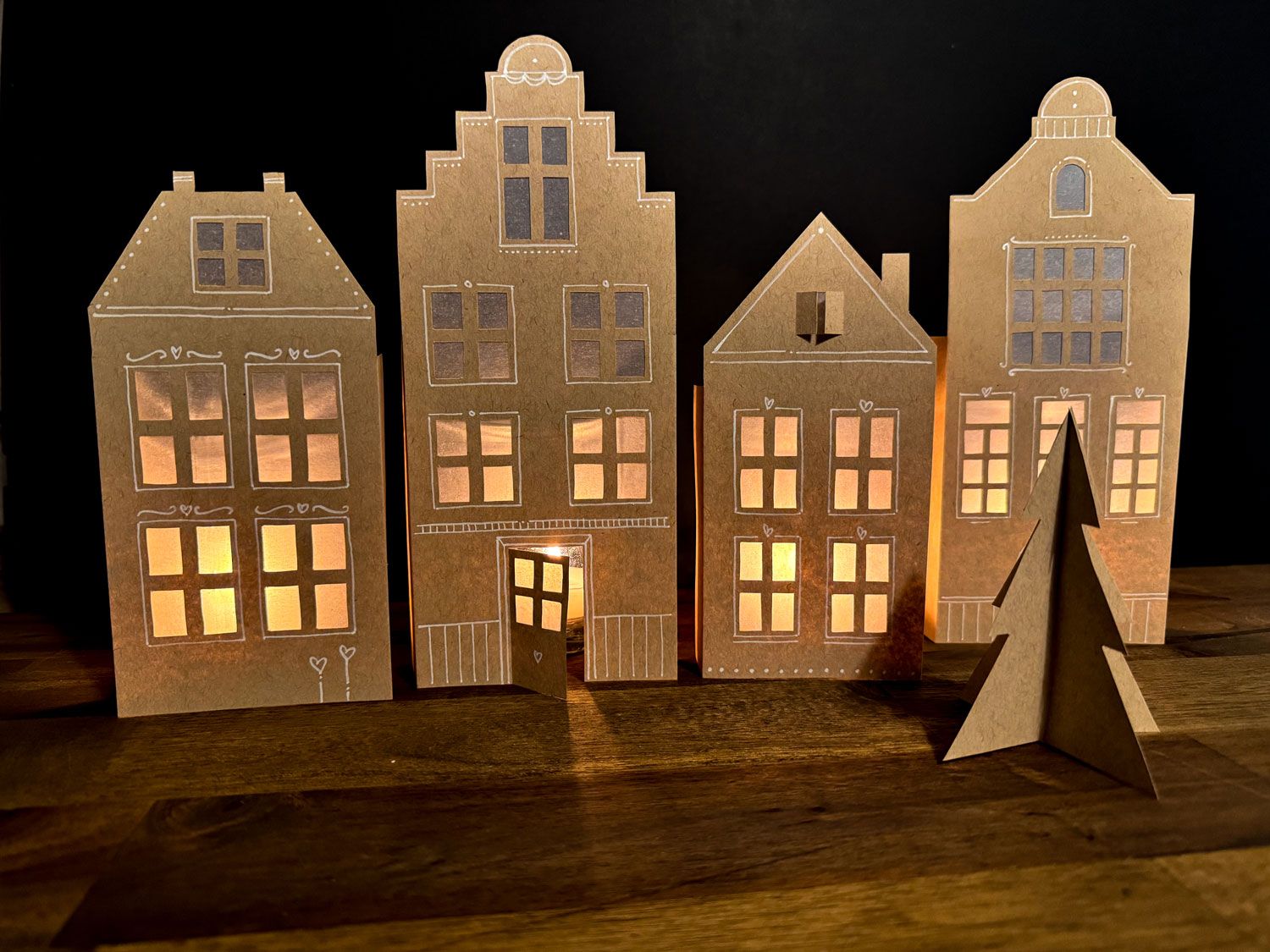 DIY | Freebie | Anleitung - Lichthäuser selber machen (Upcycling)