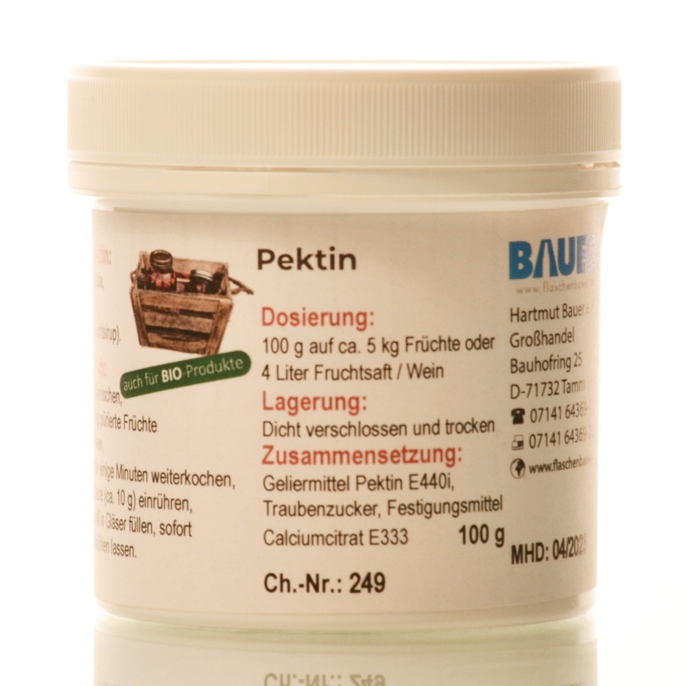 Pektin Pulver kaufen- für Marmelade und Gelierzucker